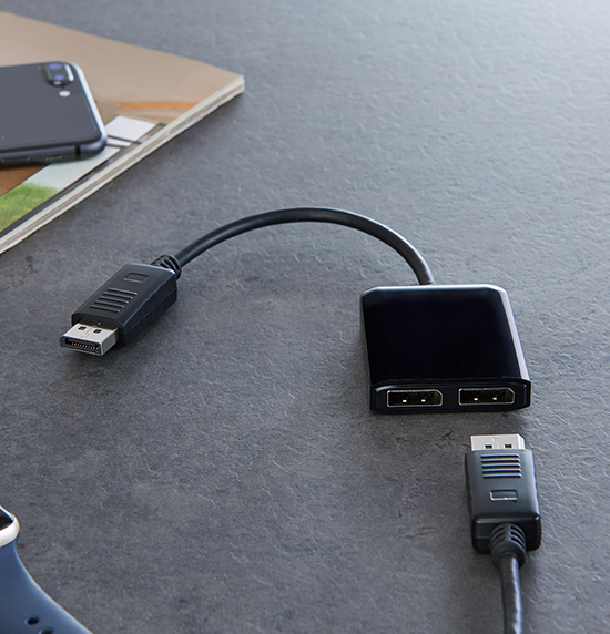 Kanex iAdapt DisplayPort™ to Dual DisplayPort Adapter