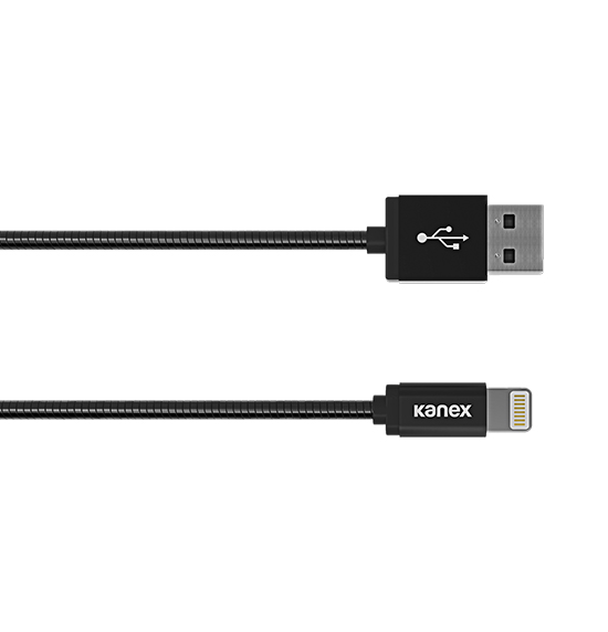 Premium DuraFlex Lightning USB Cable 4ft Matte Black
