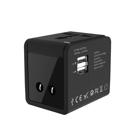 Kanex GoPower 2-Port USB International Travel Adapter